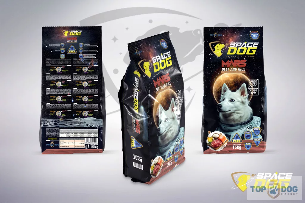 Space Dog Mars Beef and Rice 15 kg - Állateledel-és felszere